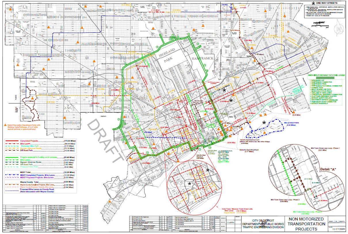 Detroit Non-motorized map – Detroit Greenways Coalition
