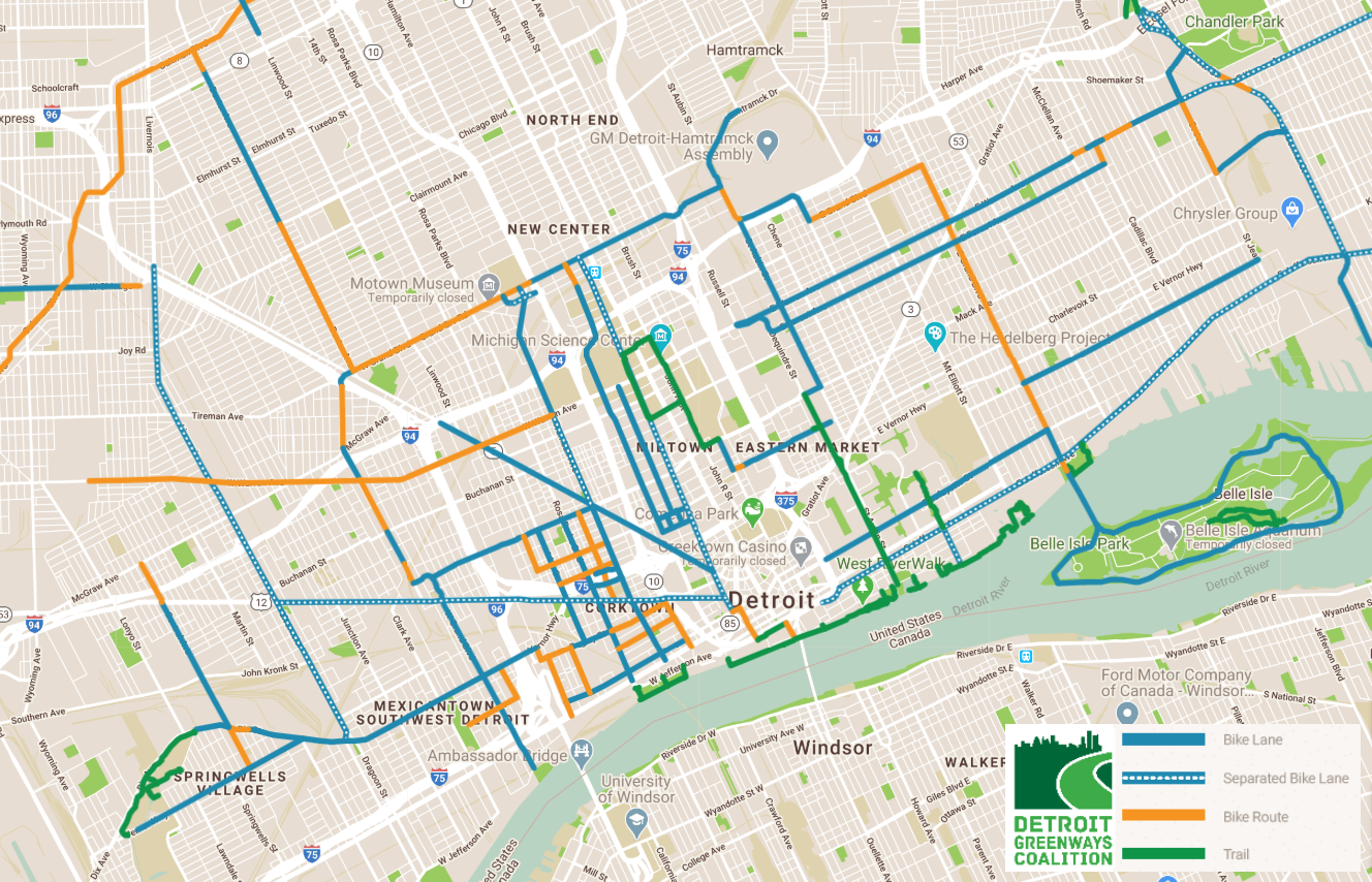 DGC Project Map – Detroit Greenways Coalition
